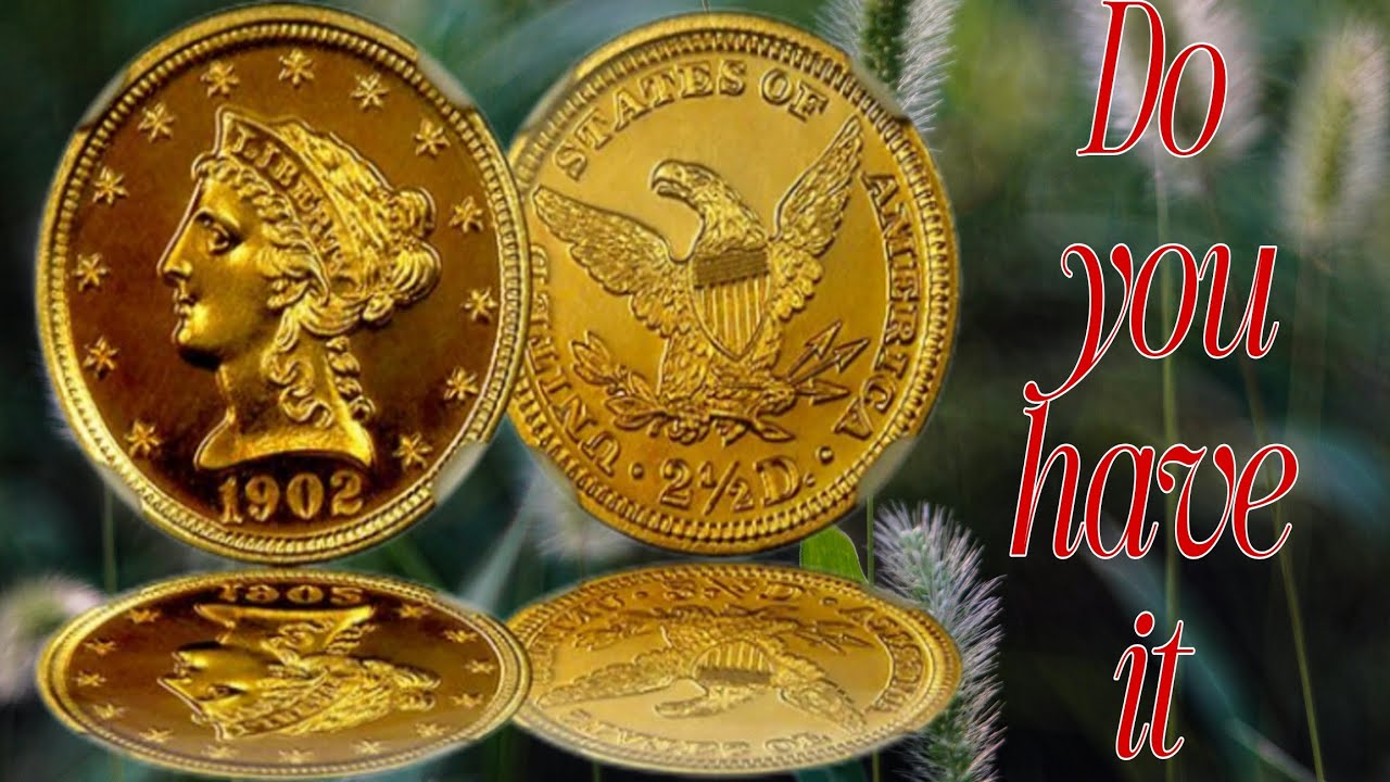 Real Worth of 1902 $2.50 Liberty Head Gold Coin in Circulated condition ...