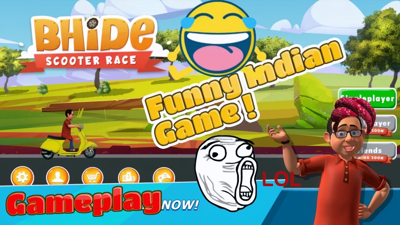Bhide Scooter Race : #gameplaywalkthrough 🛵🤣 - YouTube
