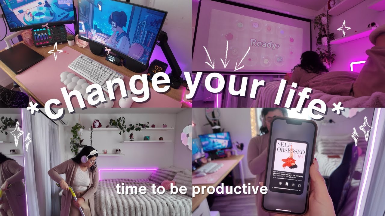 Room Reset: How to get out of a rut + productivity tips! 🤍 - YouTube