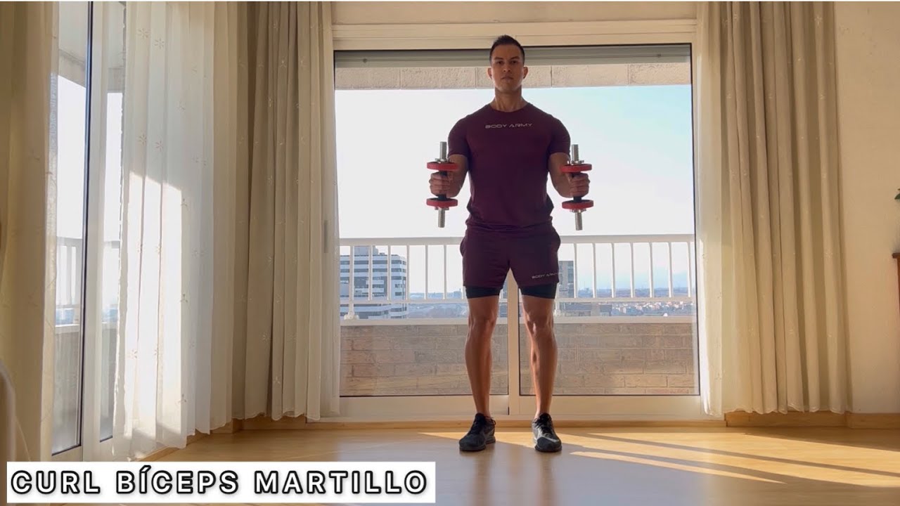 CURL BÍCEPS MARTILLO - YouTube