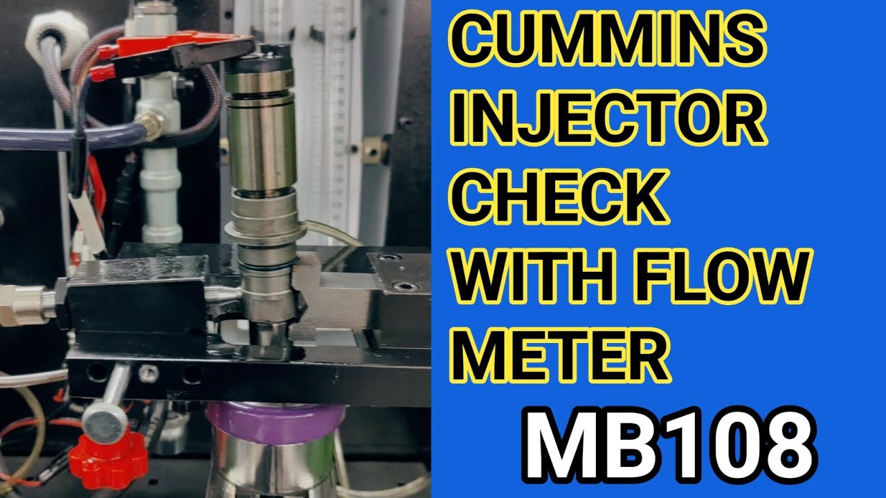 CUMMINS INJECTOR REPAIR ! CUMMINS 786 INJECTOR TESTING MB108 TESTING ...