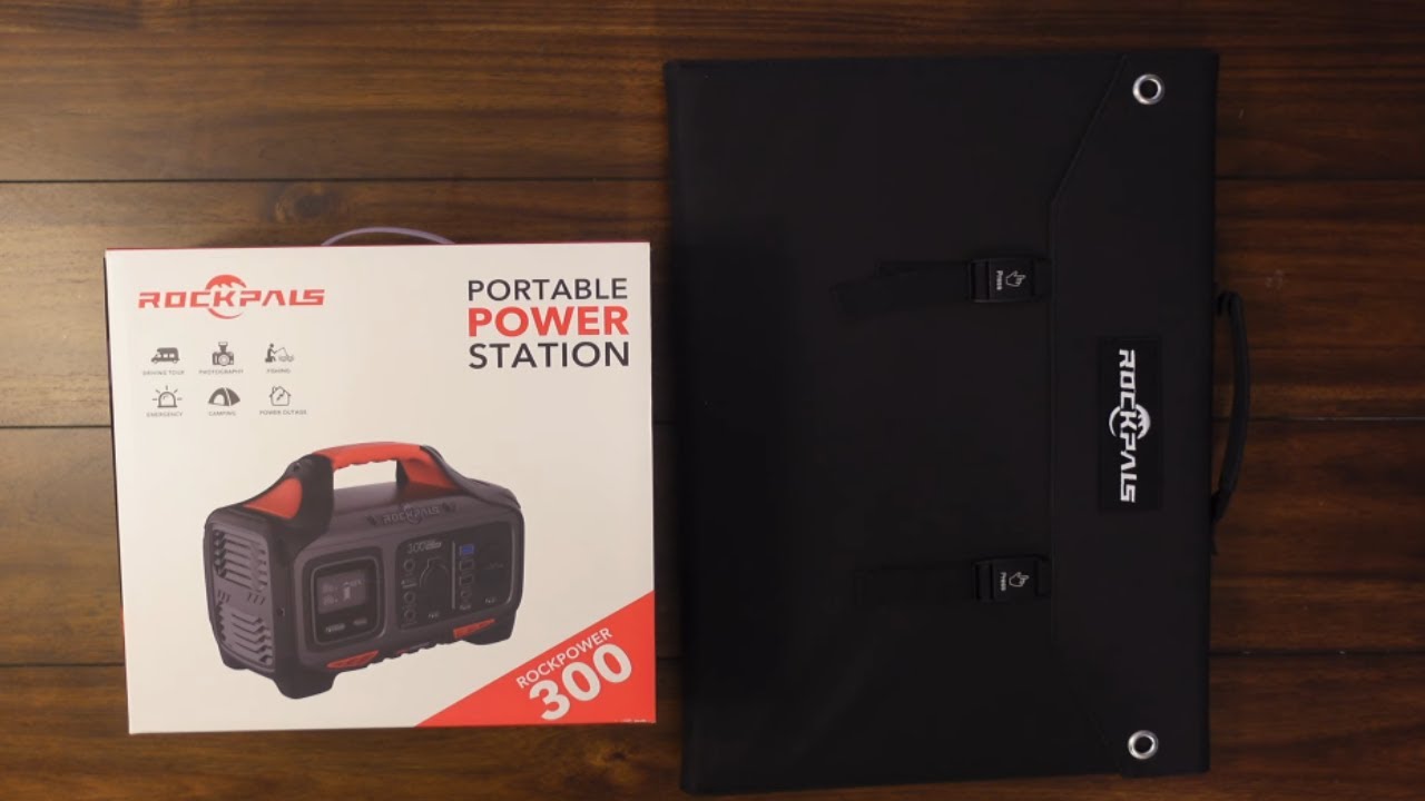 ROCKPALS 300W Portable Power Station 78000maH RockPower 300 + 100W ...
