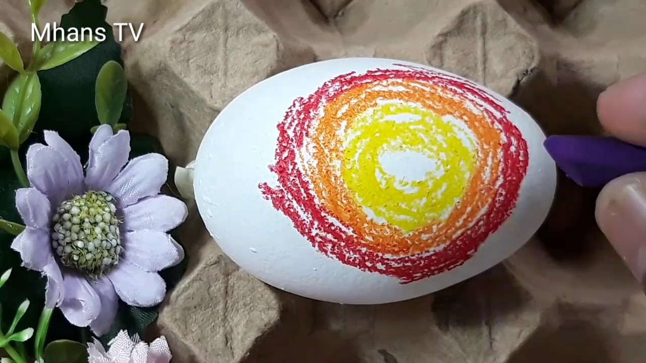 Egg Shell Drawing LoveBirds Scenery in Oil Pastel | Itlog LoveBirds ...