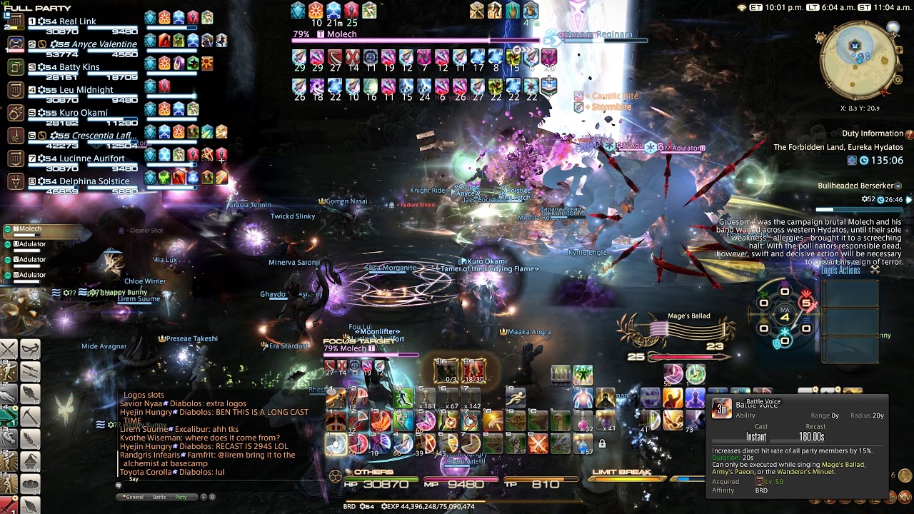 FFXIV Stormblood - Eureka Hydatos NM Molech - YouTube