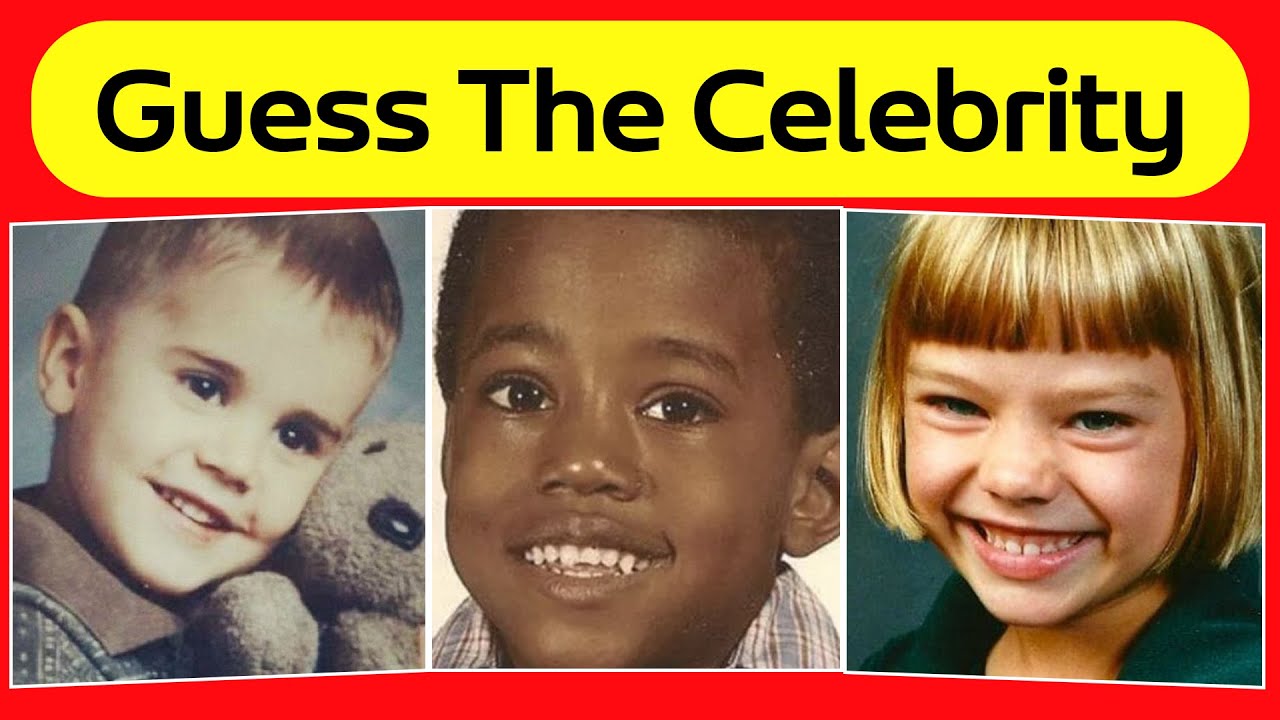 Can YOU Guess the Celebrity childhood photo ? | Celebrity Childhood ...