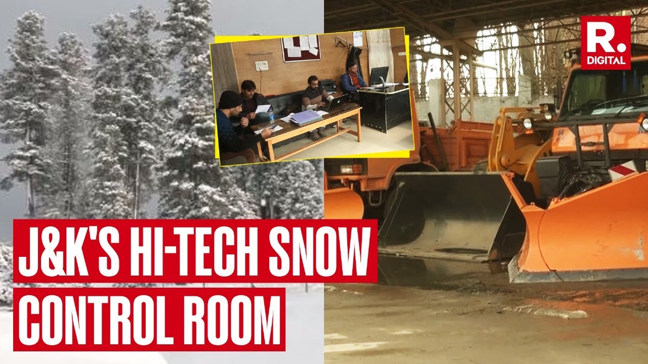 Hi-tech snow control room established in Srinagar to tackle any ...