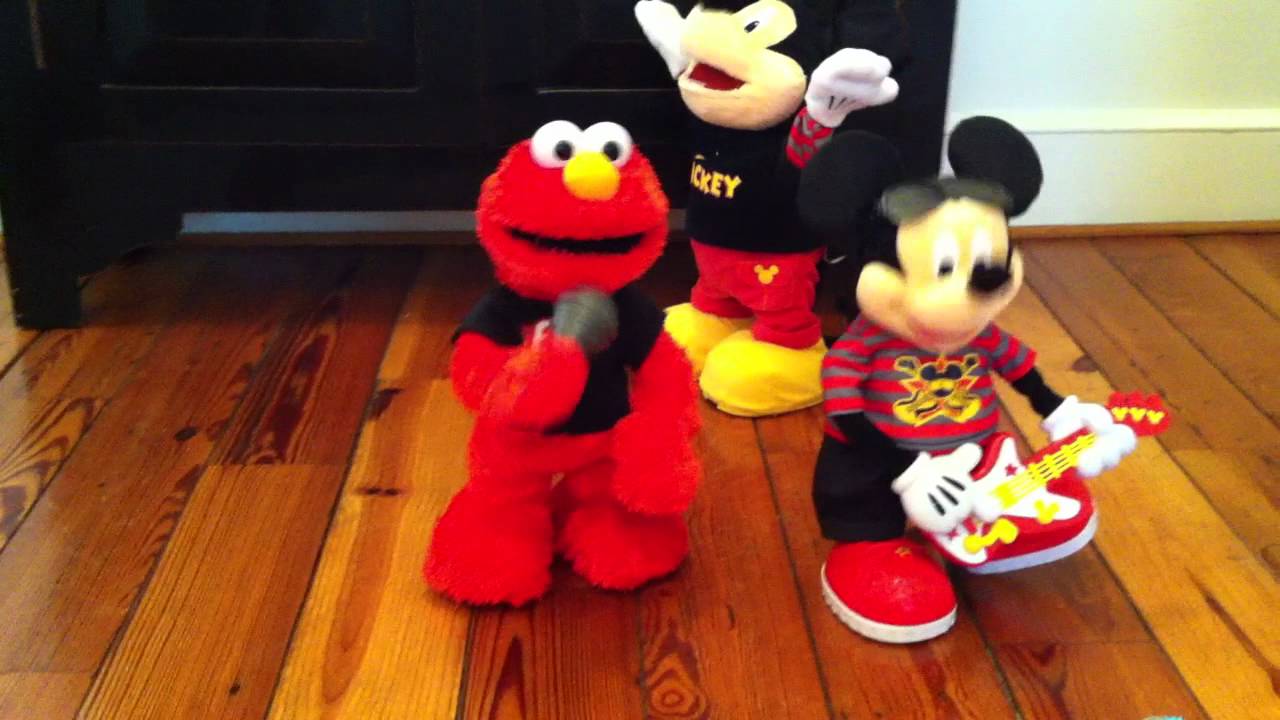 Elmo and Mickey Mouse (Both of them) Together - YouTube