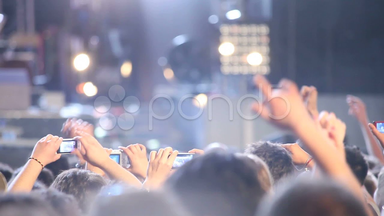 Crowd With Smartphones And Cameras At Concert. Stock Footage - YouTube