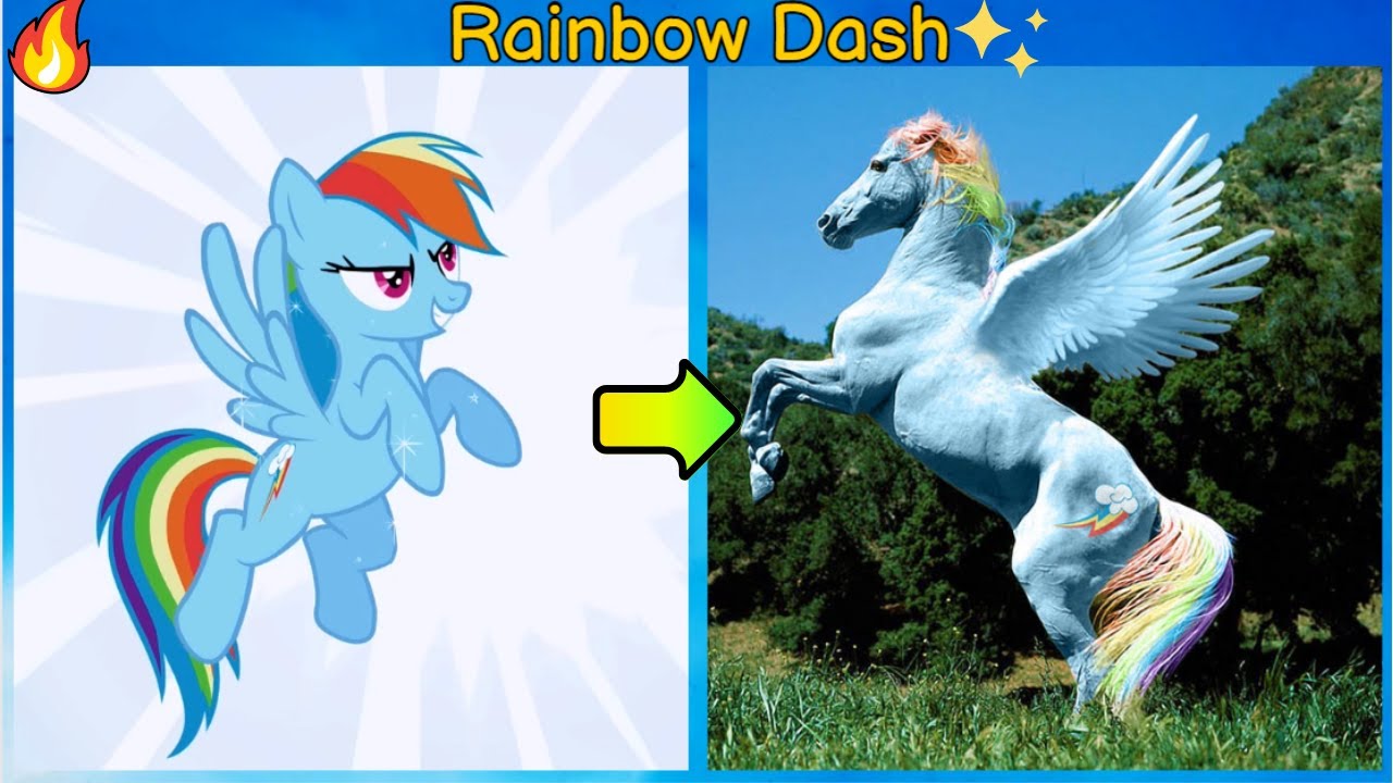 My Little Pony IN REAL LIFE 💥 All Character 👉@WANAFun1 - YouTube