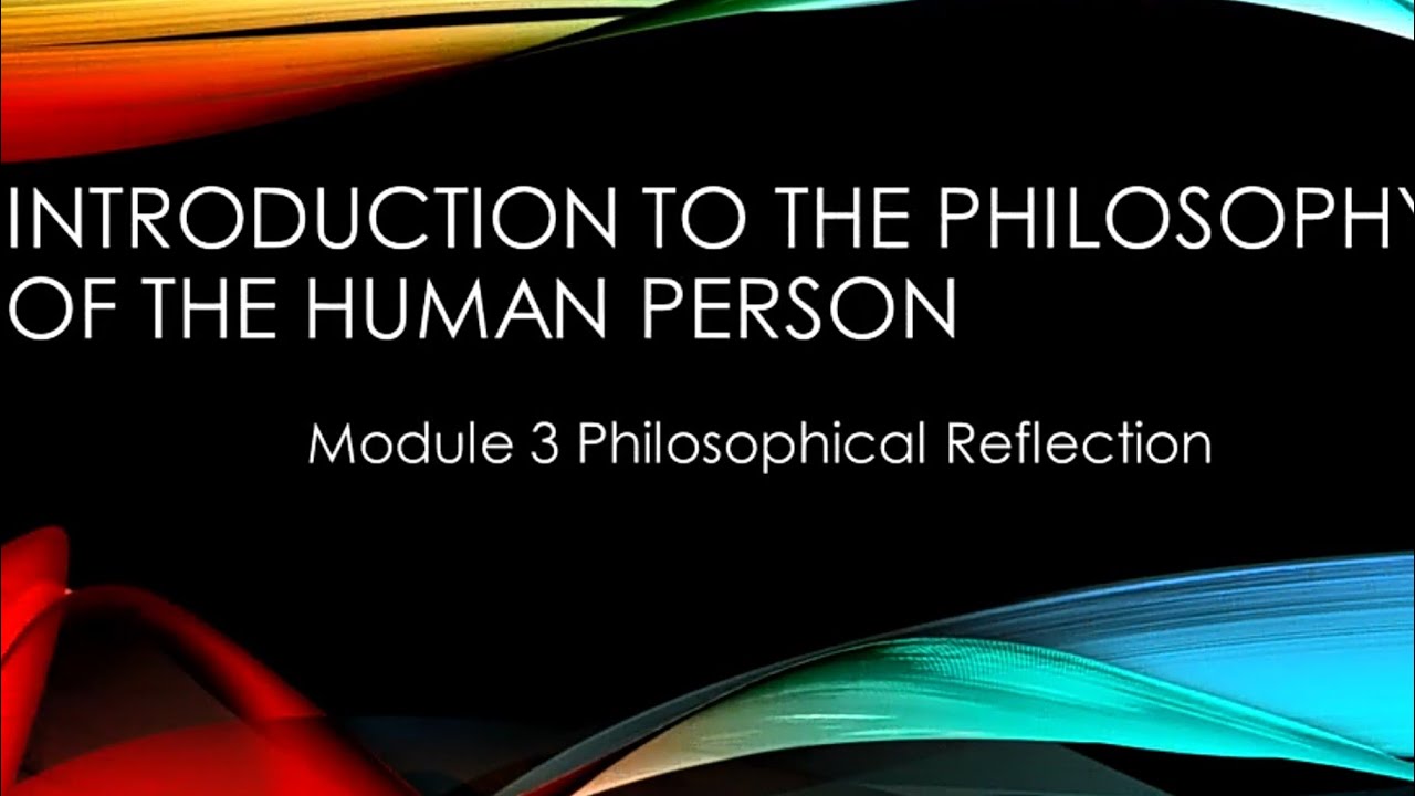 The Philosophical Reflection with students activities - YouTube