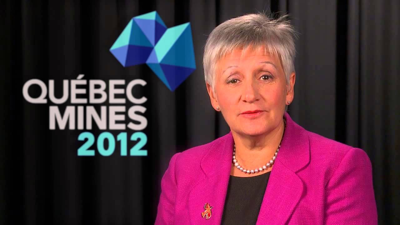 Québec Mines 2012 -- Invitation de Dominique Dionne, présidente d ...