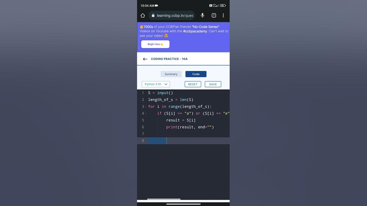 Vowels In A String Python Programming Shorts Python Knowhere Youtube