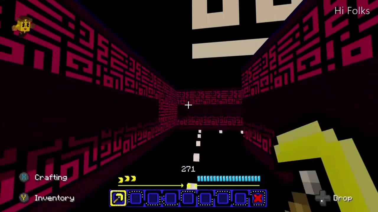 Playing Create a Maze in Pac Man Minecraft - YouTube