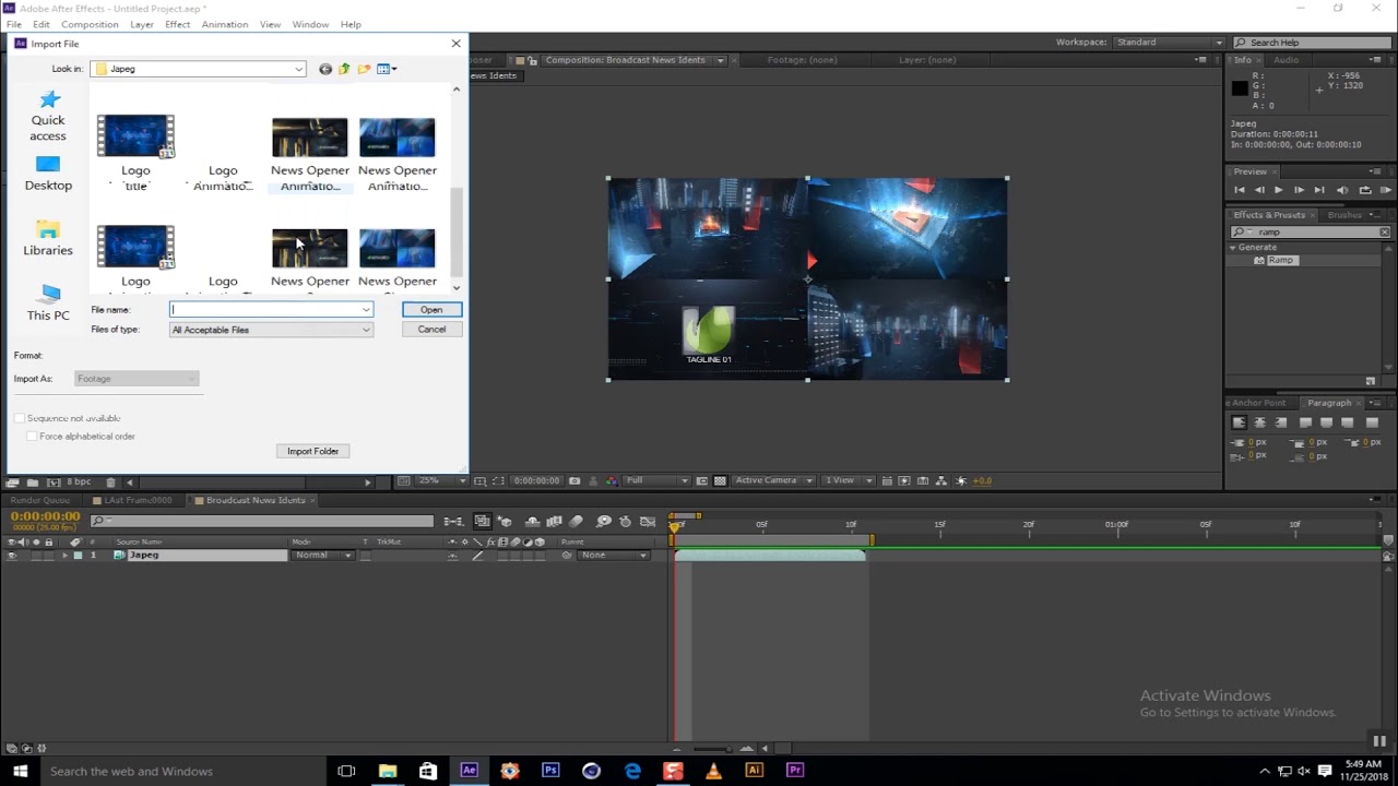 After Effect Importing Images With Transparency (Part 7) - YouTube