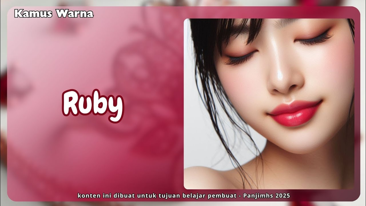 Seperti Apa Warna Ruby? #kamuswarna #warna #desain #colors - YouTube