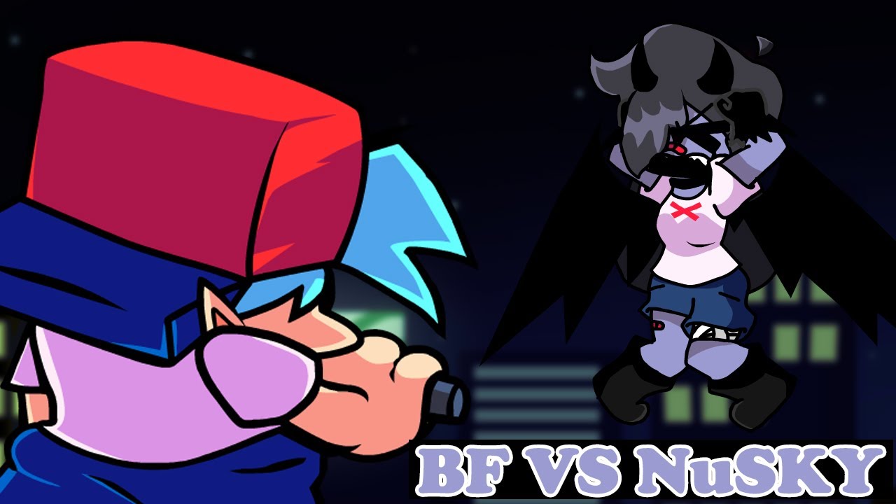 Drowning but NuSKY and BF Sings It - Friday Night Funkin' - YouTube