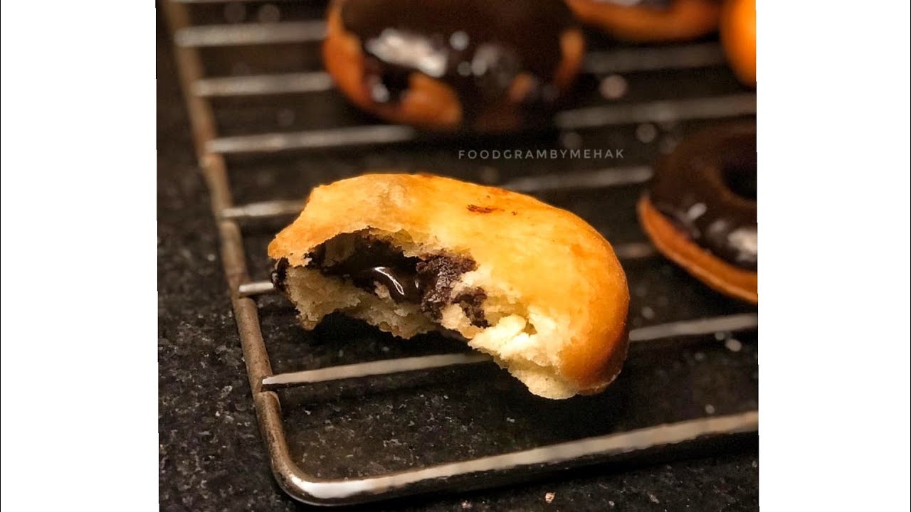 chocolate stuffed donuts | donuts recipe | mini donuts recipe - YouTube