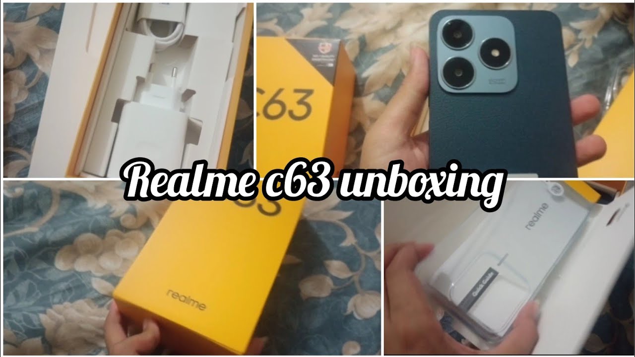 Realme c63 Mobile Phone Unboxing | Leather Blue | 50 mp camera | 5000 ...