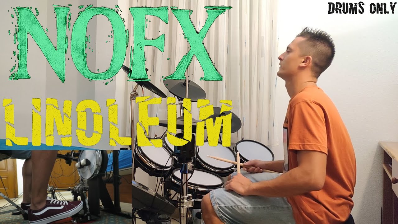 NOFX - Linoleum - Drums Only - YouTube