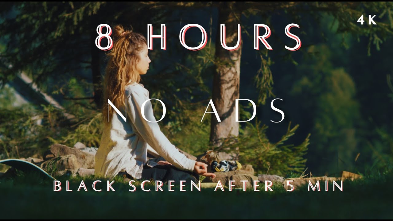 8 Hours No Ads Black Screen Ambient Zen Meditation Music for Deep Focus ...