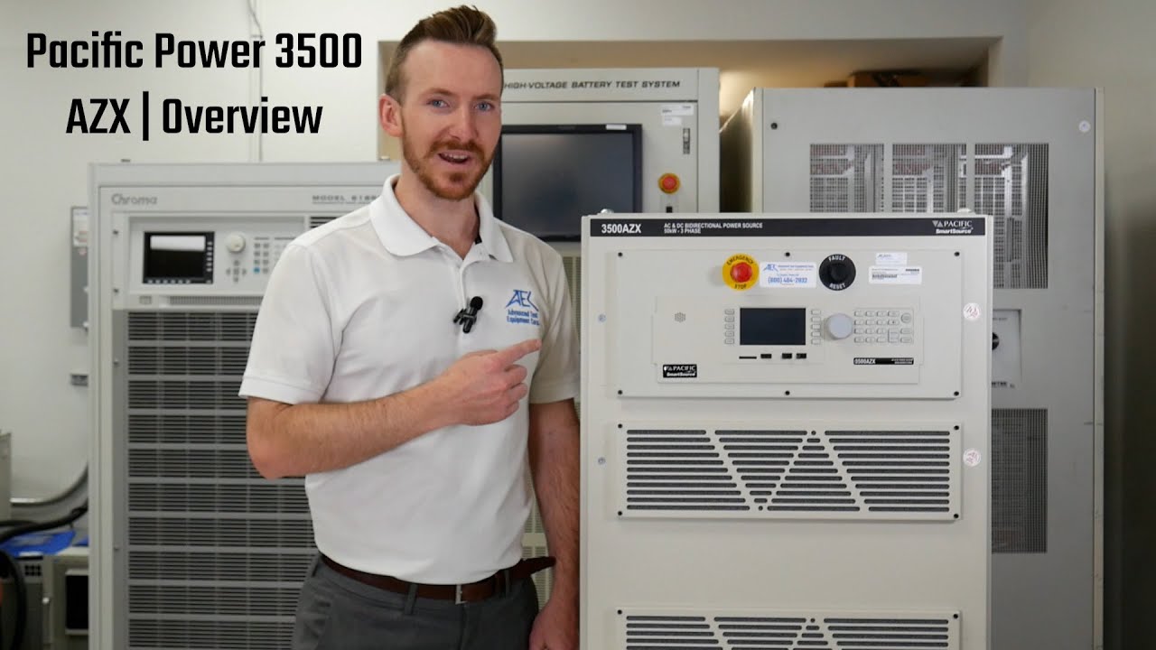 Pacific Power 3500 AZX | Regenerative Power Grid Simulator | Overview ...