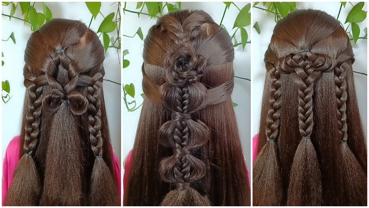 10 Unique Hairstyles to Enhance Your Beauty | Hair Styling Tutorial - YouTube