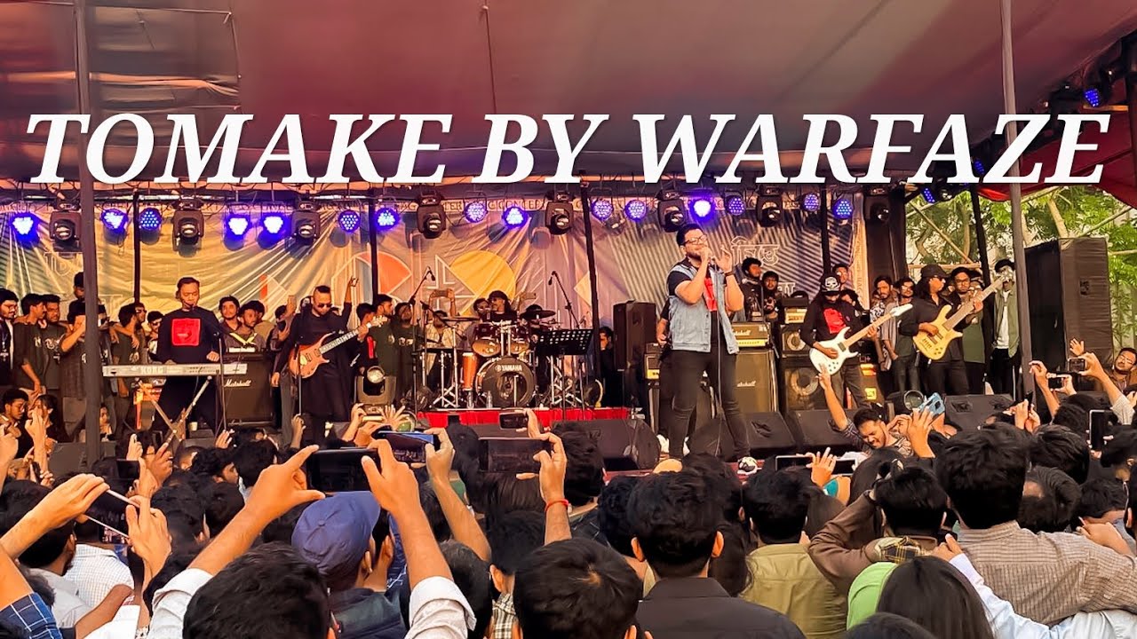 Tomake by Warfaze Live Concert - YouTube
