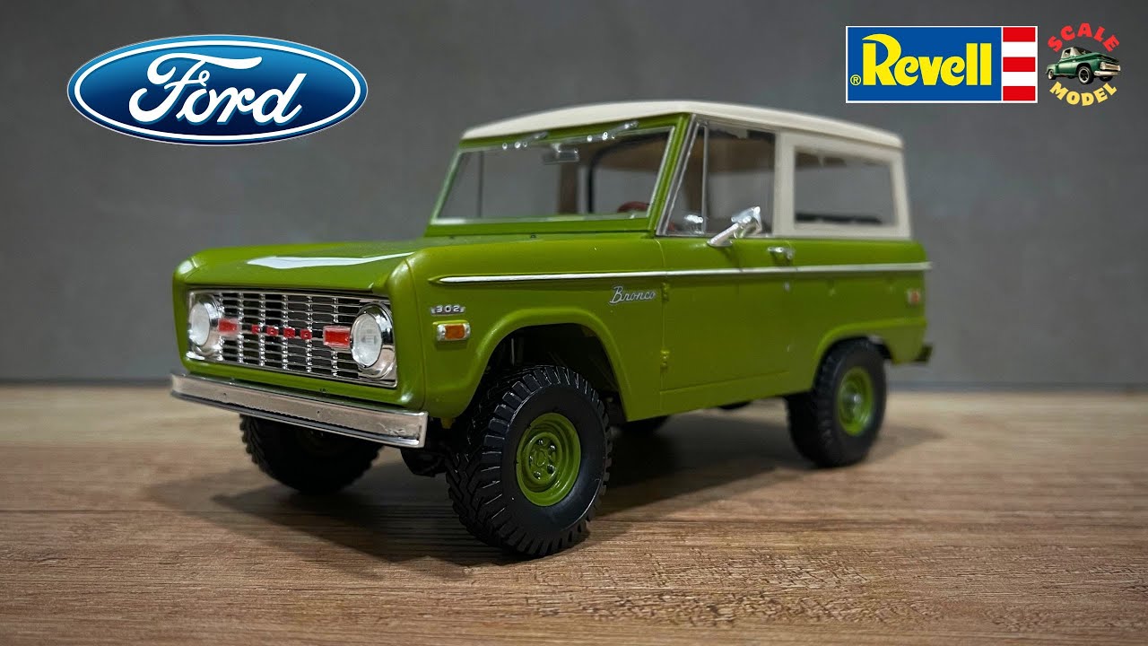 Ford Bronco 1970 model kit, scale model - YouTube