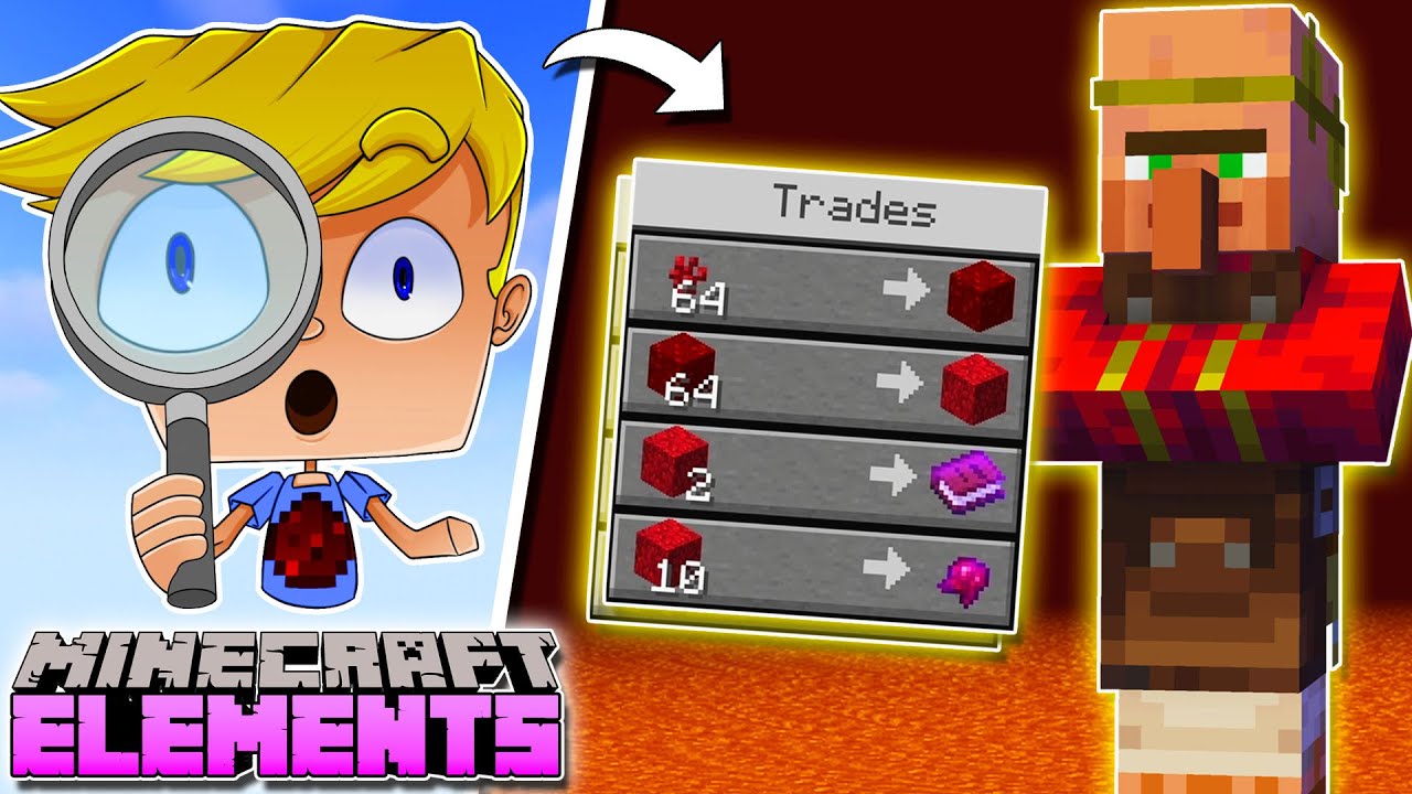 NEUER VILLAGER = NEUE DIMENSION! - Minecraft Elements #47 - YouTube