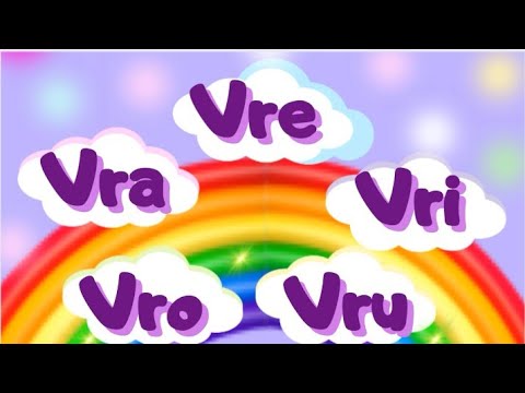 Vra Vre Vri Vro Vru, Sílabas Complexas Vr, Alfabeto Infantil ...