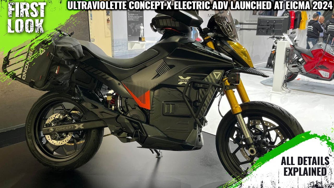 Ultraviolette Concept X Electric ADV Launched At EICMA 2024 - Explained ...