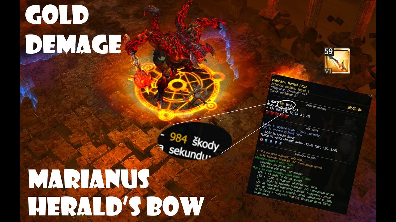 Drakensang Online [ Herald INFERNAL 3 !SOLO! ] - GOLD DMG Bow ...