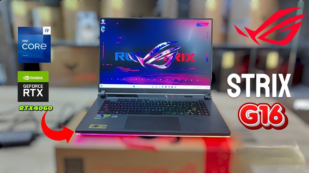 Unboxing and Review of the ASUS ROG STRIX G16 Gaming Laptop 2024 - YouTube