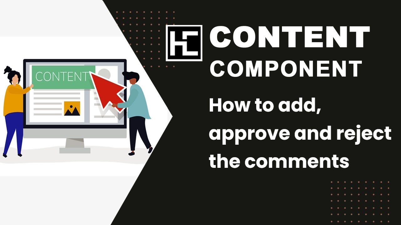 How to add, approve and reject the comments - YouTube