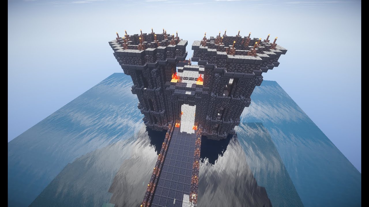 Medieval Castle Gateway | Distance Builds | Minecraft - YouTube