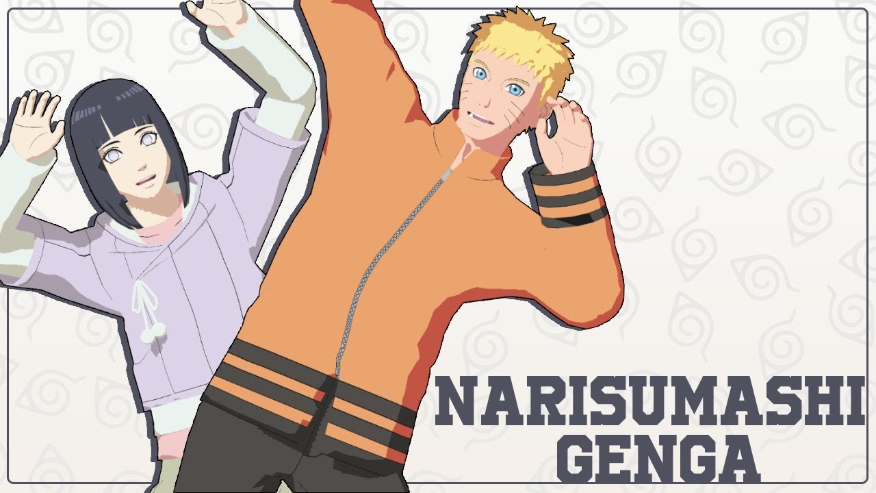 [ MMD NARUTO ] Narisumashi Genga / Naruto and Hinata +DL - YouTube