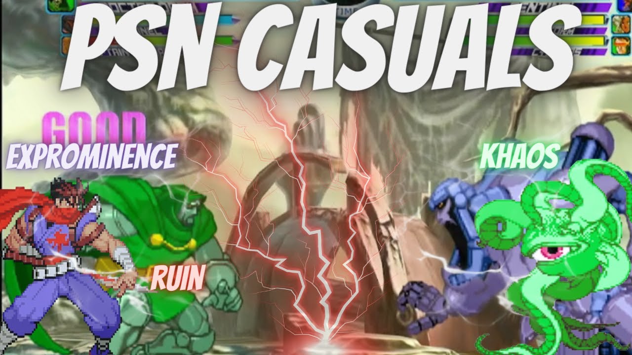MvC2 - PSN Casuals - Khaos vs Ruin/ExProminence (Matrix Refresher) 12 ...