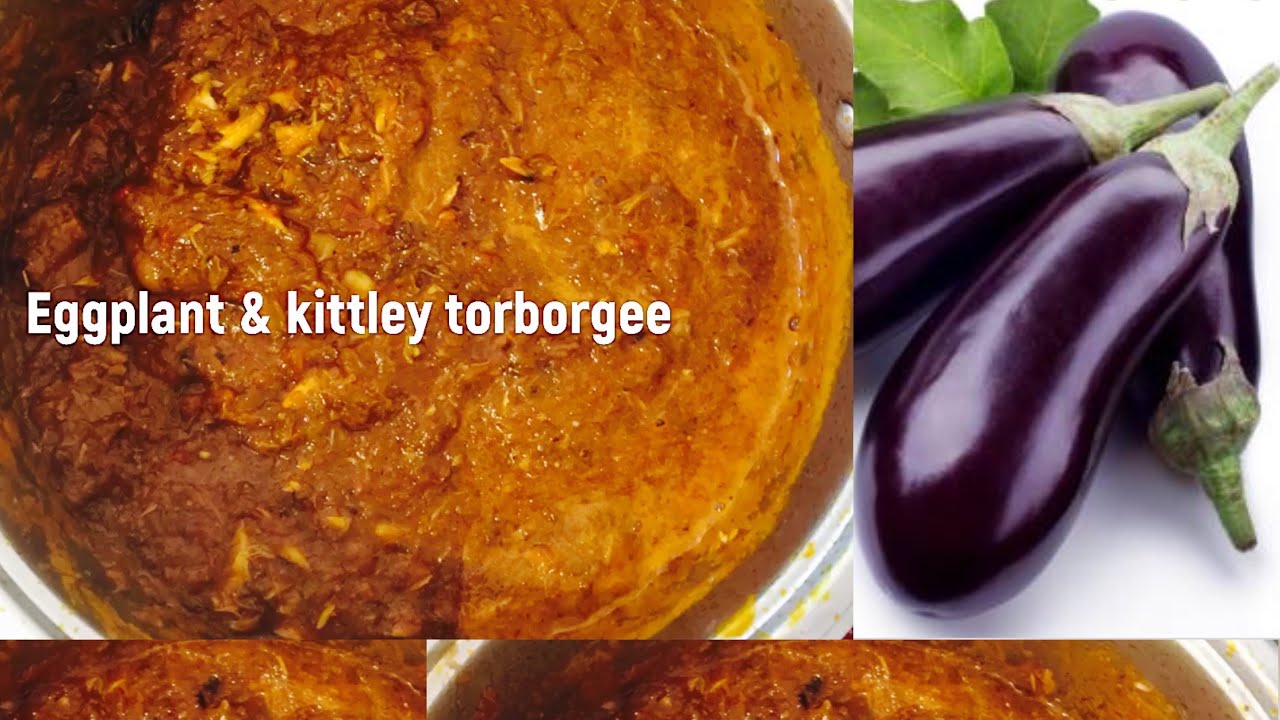 Liberian eggplant and kittley torborgee | Guinéen Tombô - Tobogui - YouTube