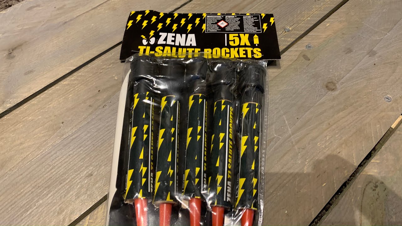 Ti-Salute Rockets : Zena Vuurwerk - YouTube