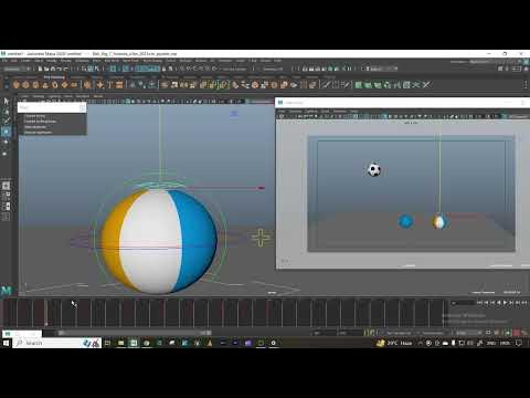 Ball Bouncing Animation Tutorial Part-2 | Stretch and Squash | Maya ...