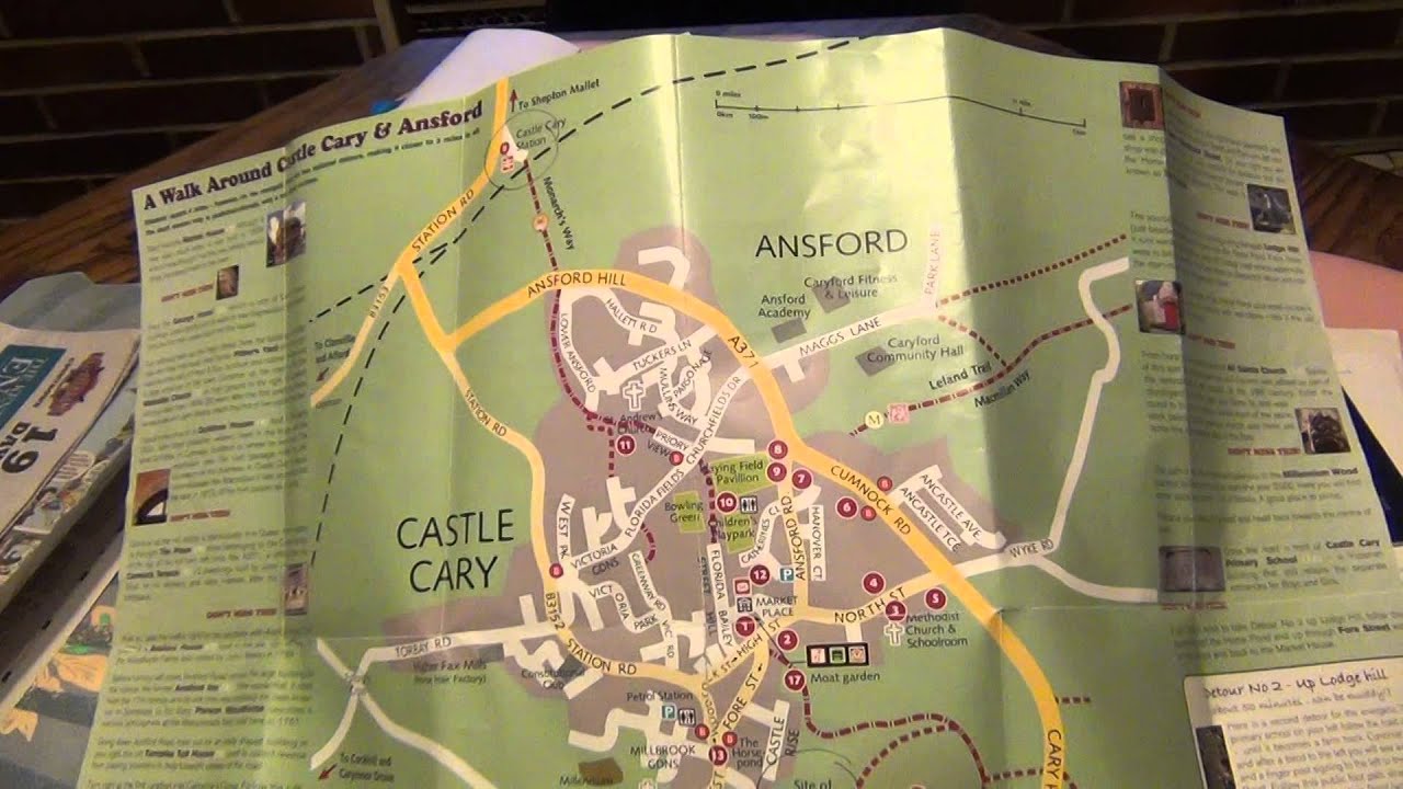 Castle Cary Map - YouTube
