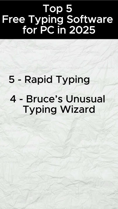 Top 5 FREE Typing Software for PC in 2025 You Never Knew Existed - YouTube