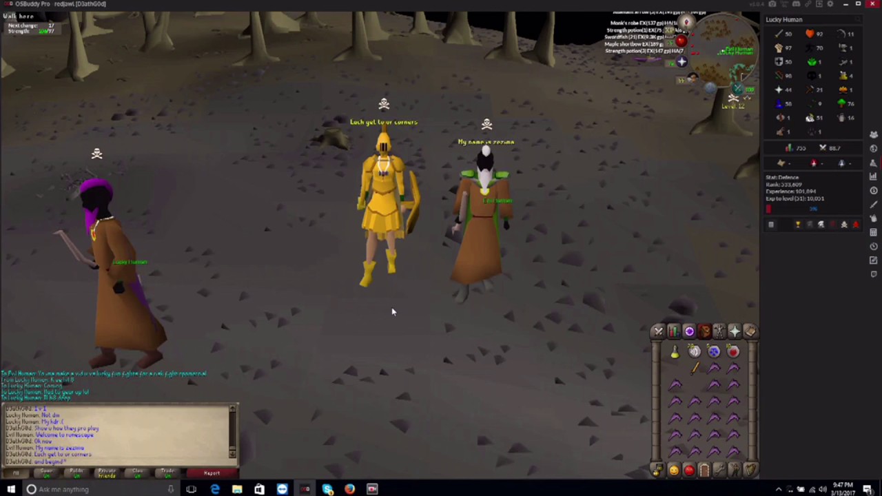 OSRS - Risk Fight Human Introduction - YouTube