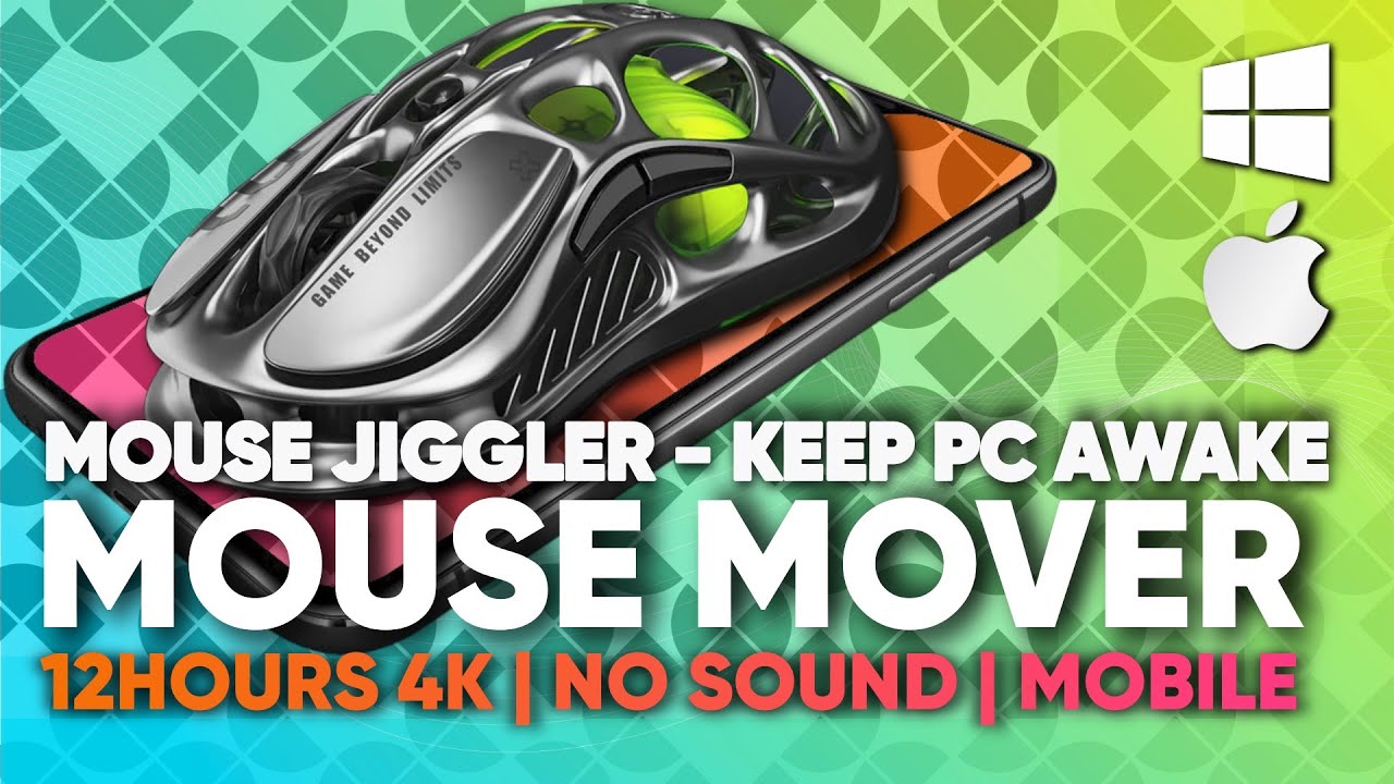 Mouse Jiggler 12(Almost) Hours 4K – Keep PC & Mac Awake | Idle ...