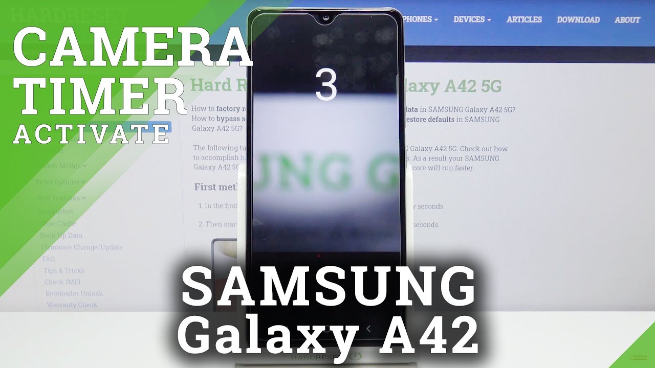 How to Set Up Photo Delay in Samsung Galaxy A42 – Manage Camera Timer ...