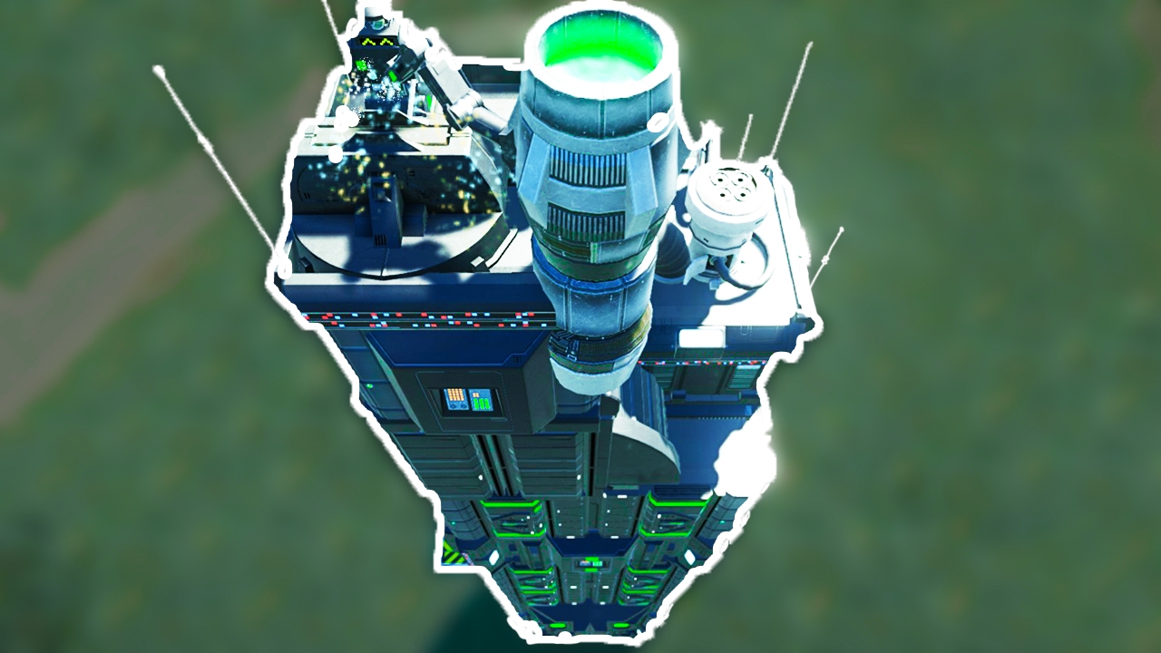 Sci Fi Tower & Style :: Planet Coaster - YouTube