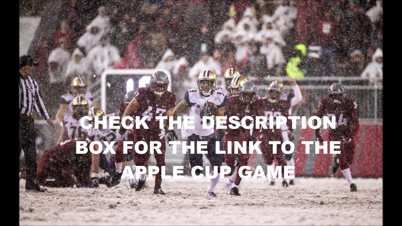 2018 Apple Cup | #16 Washington at #8 Washington State - YouTube