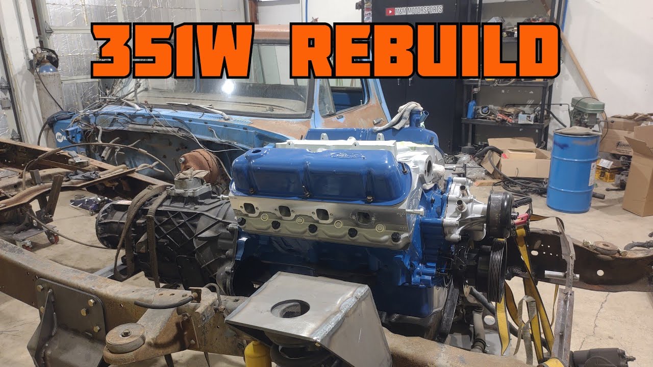 Rebuilding a 351W for the 1974 Ford F250 Project - YouTube