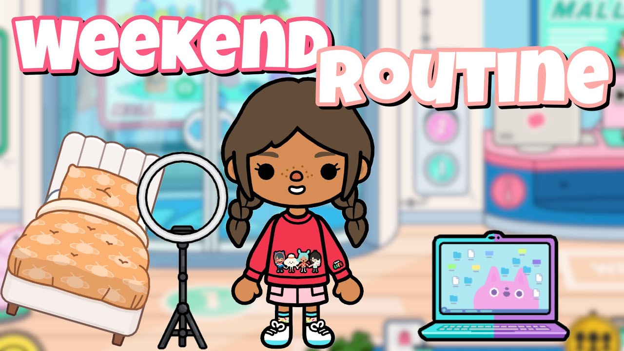 Teen Weekend Morning/Noon Routine | Toca life world - YouTube