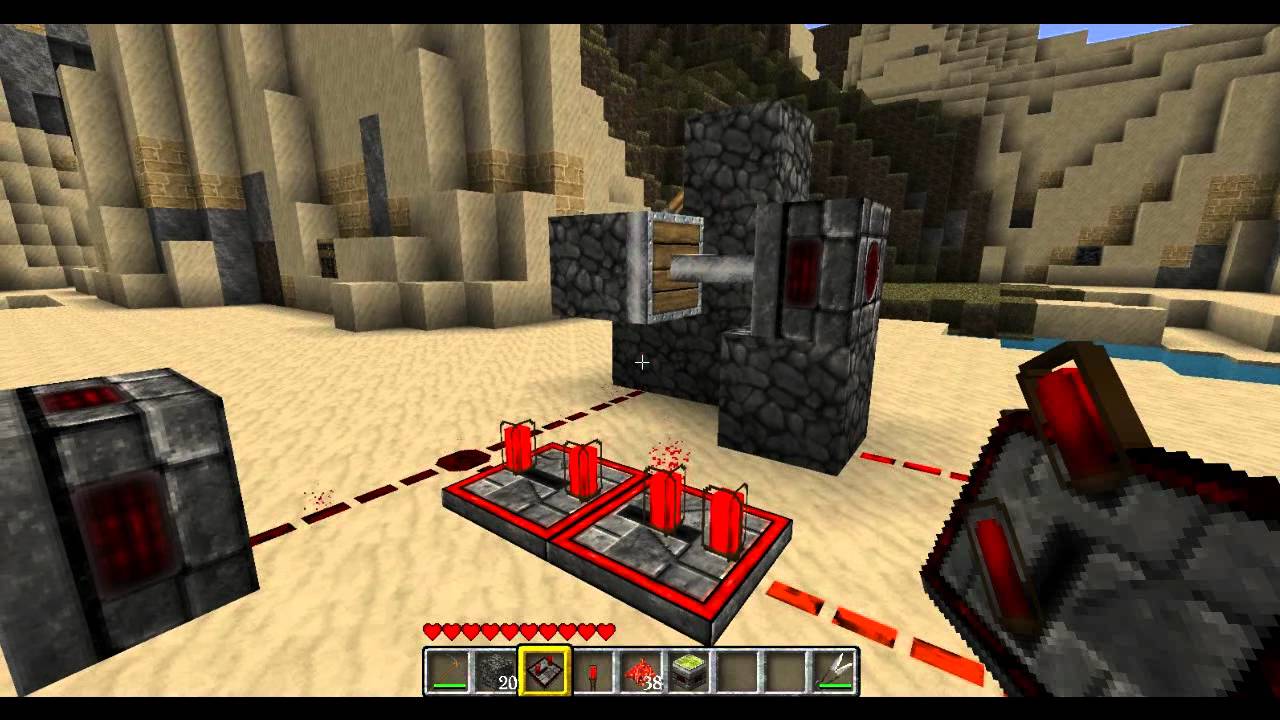 Minecraft Redstoneclock mit Kolben / Motor mit Kolben Tutorial [German HD] - YouTube